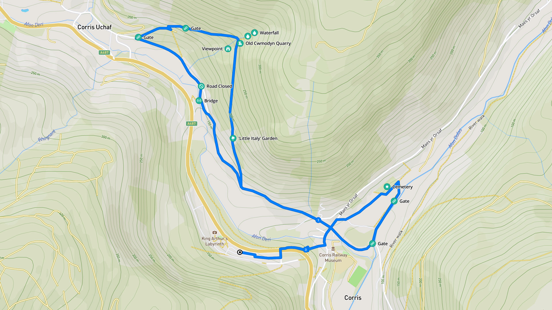 Little Italy, An Old Quarry And Two Waterfalls - The Corris Village ...